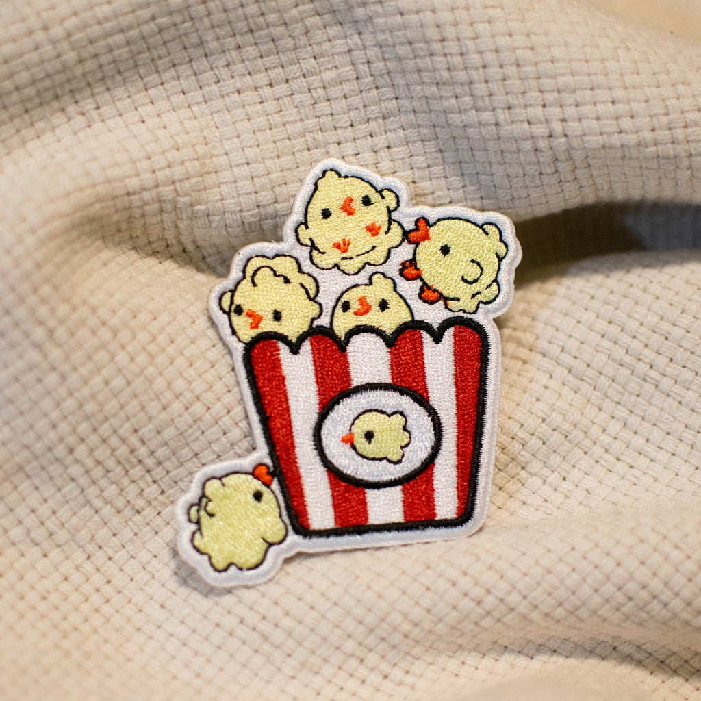 Popcorn Chicken Embroidered Patch | Shop Ni De Mama Now