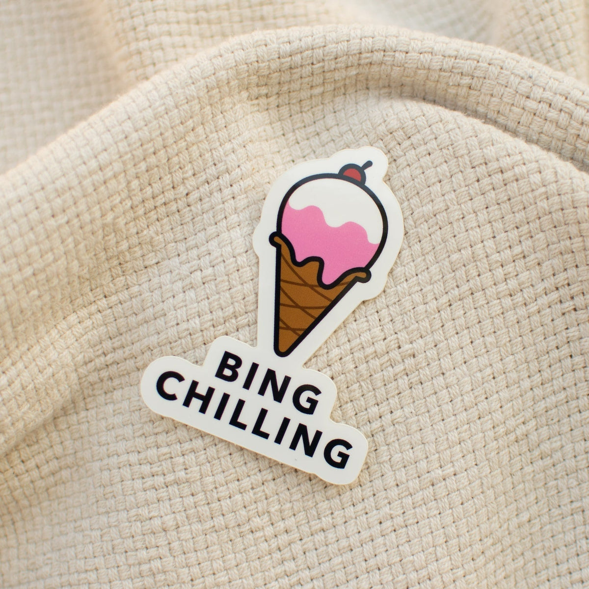 Bing Chilling Vinyl Sticker | Shop Ni De Mama Accessories