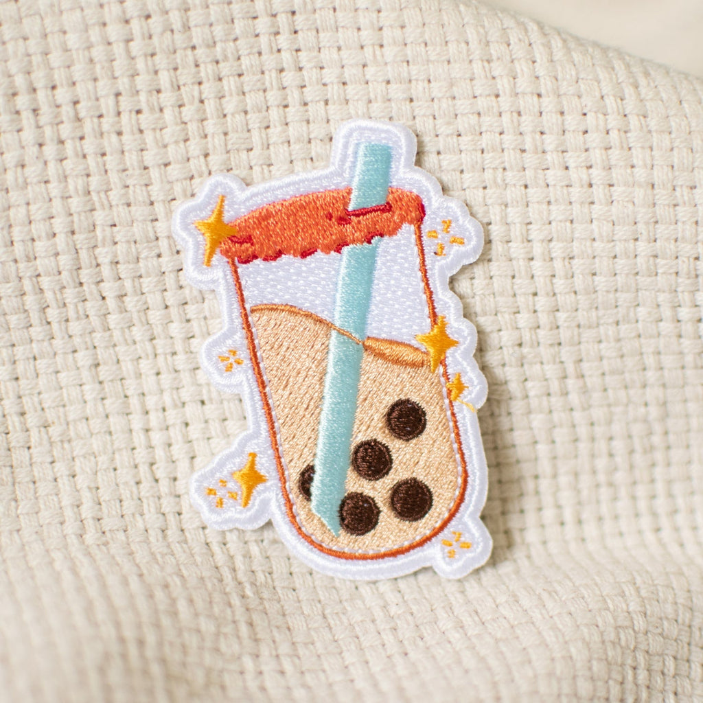 Boba Bliss Embroidered Patch | Shop Ni De Mama Accessories