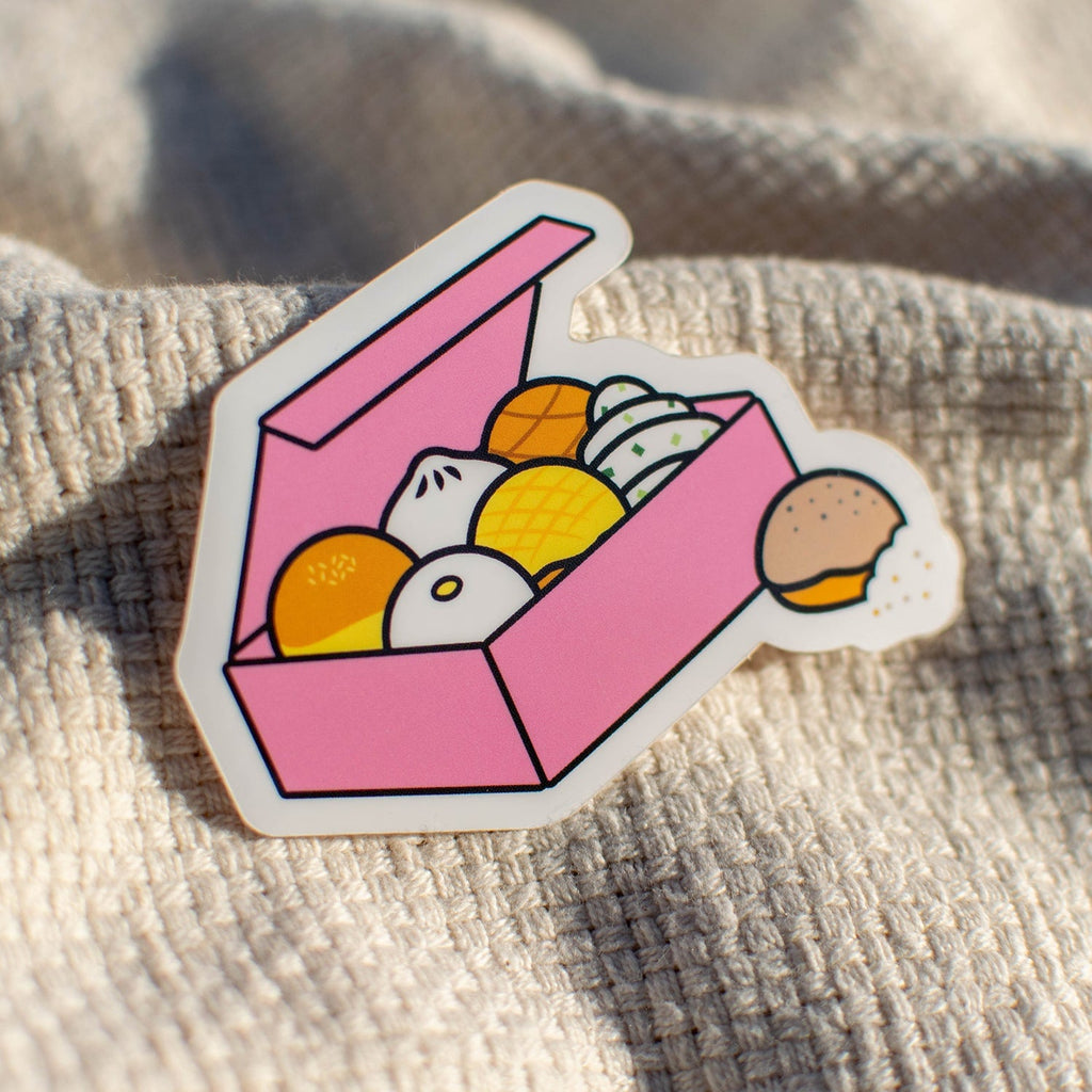 Chinese Bao Vinyl Sticker Set - Shop Bread Bun Stickers – Ni De Mama