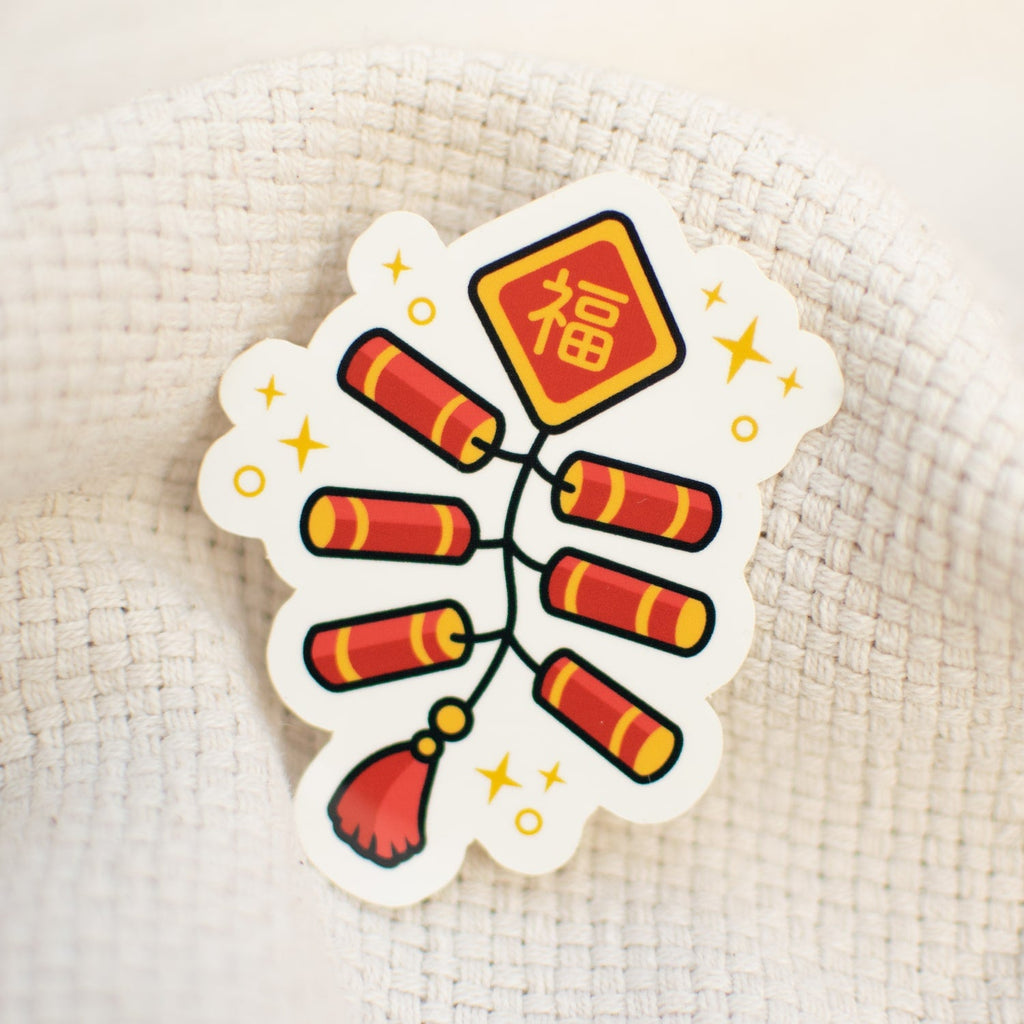 Firecracker - Chinese New Year Vinyl Sticker | Shop Now – Ni De Mama