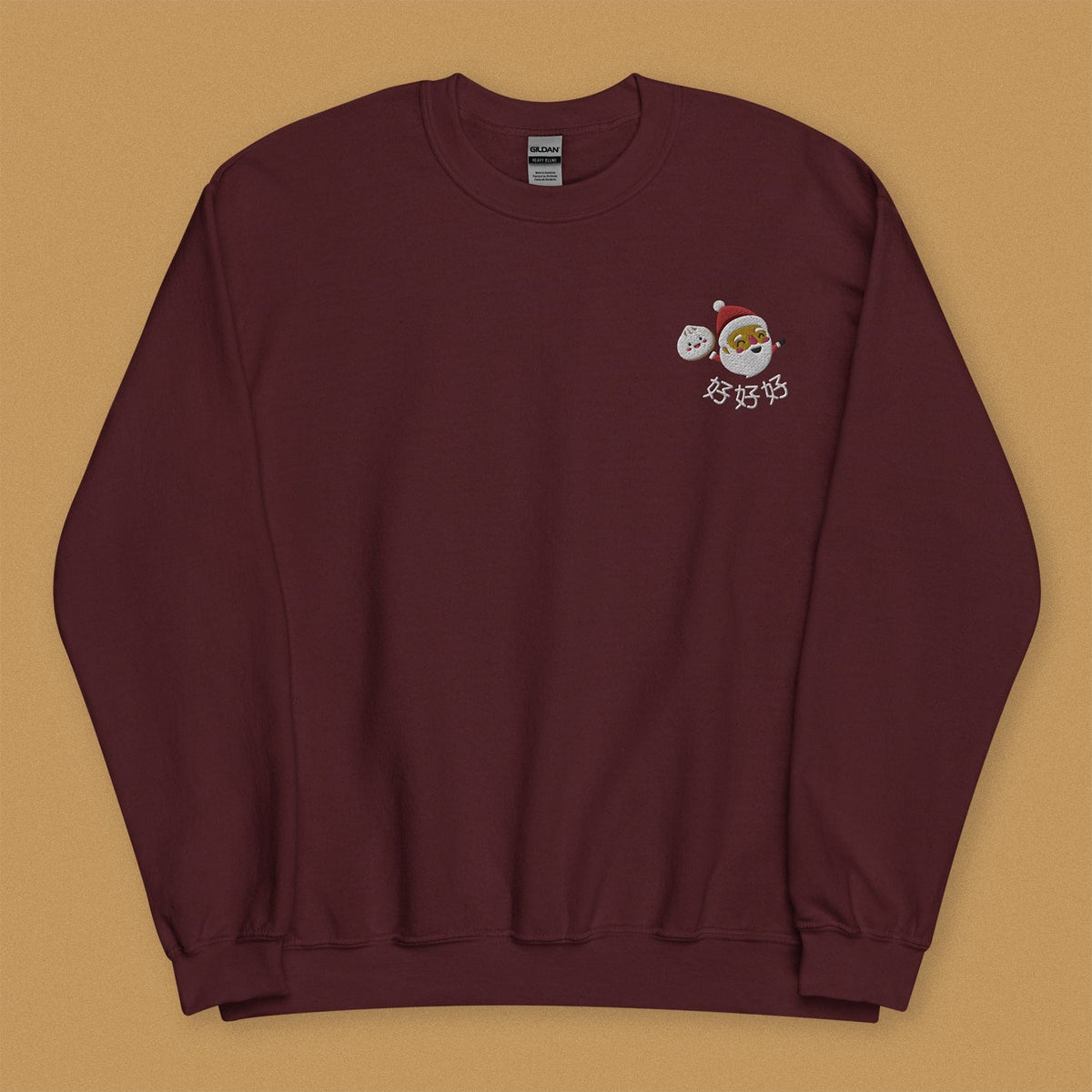 Ho Ho Ho Embroidered Sweatshirt | Shop Ni De Mama Christmas