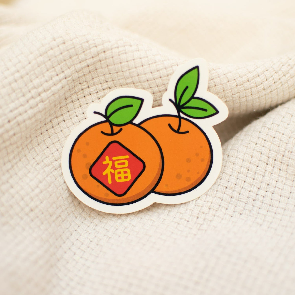 Mandarin Orange - Chinese New Year Vinyl Sticker | Shop Now – Ni De Mama