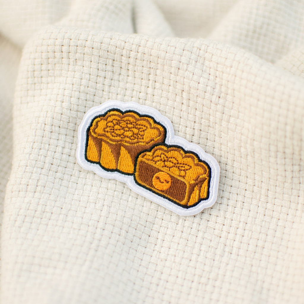 Mooncake Embroidered Patch | Mid-Autumn Festival Collection – Ni De Mama