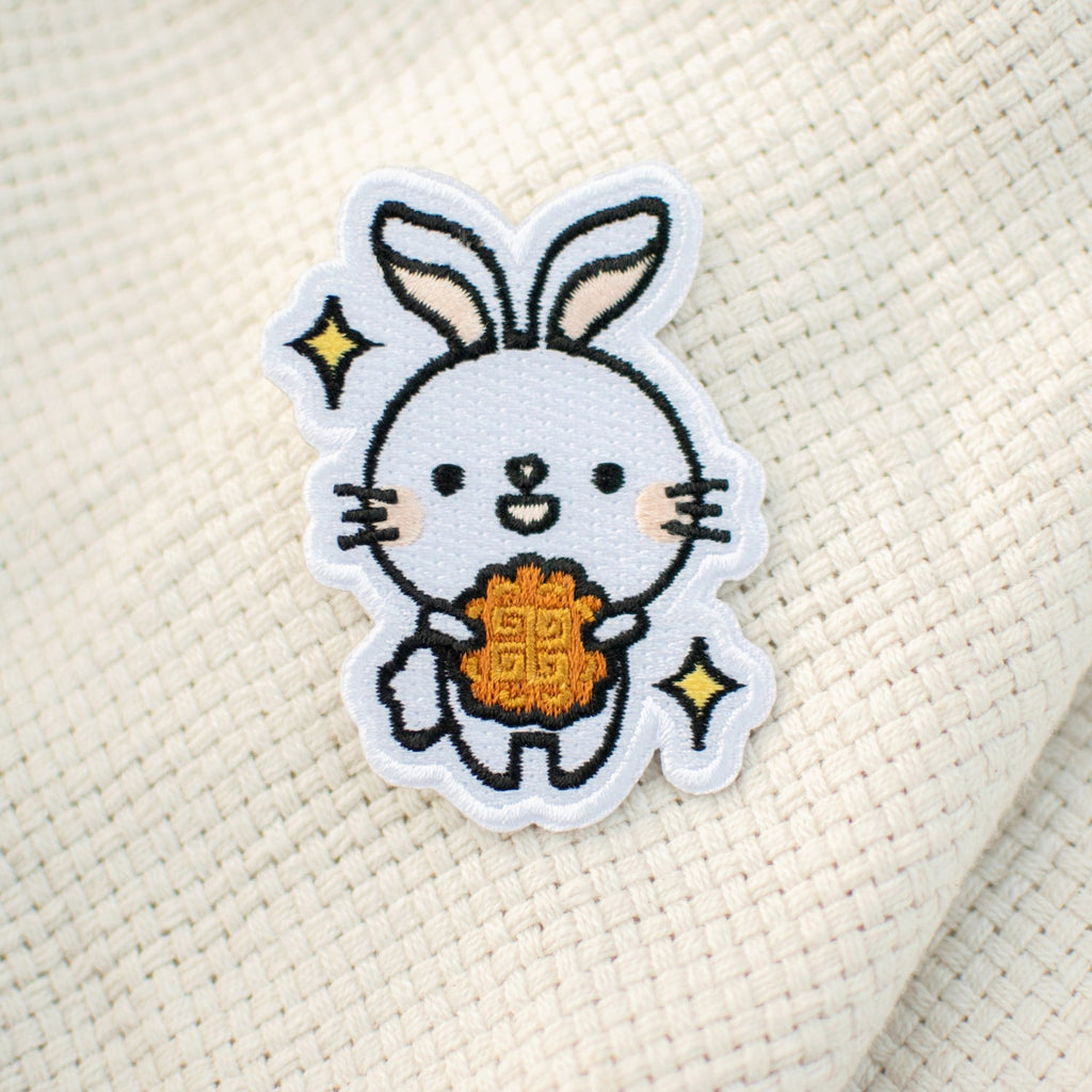 Mooncake Rabbit Embroidered Patch | The Mid-Autumn Festival – Ni De Mama