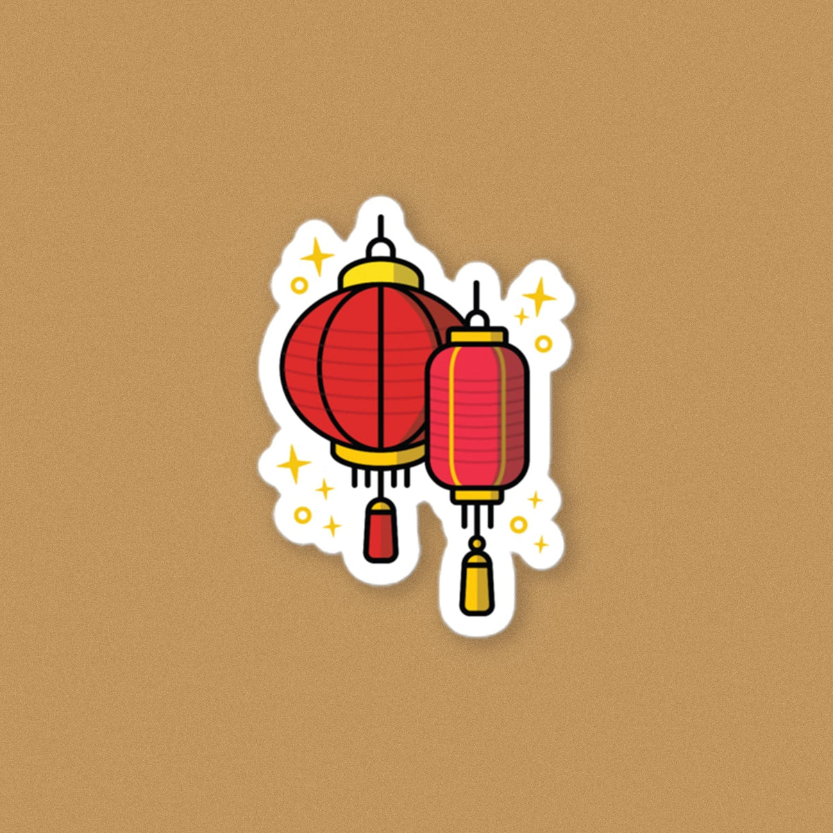 Paper Lantern - Chinese New Year Vinyl Sticker | Shop Now – Ni De Mama