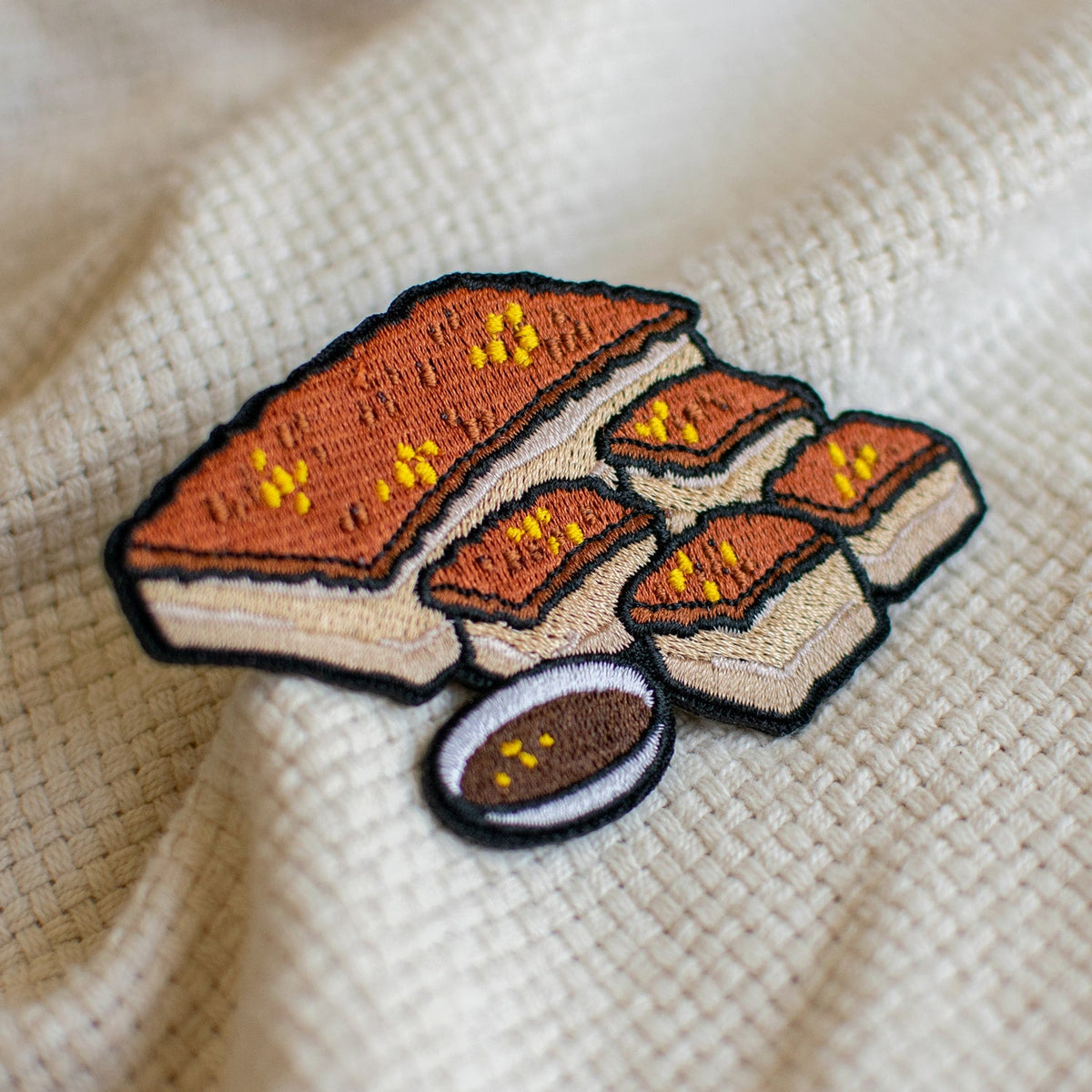 Roast Pork Embroidered Patch | Shop Ni De Mama Accessories