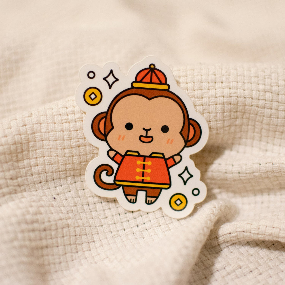 Year of the Monkey - Chinese New Year Vinyl Sticker – Ni De Mama