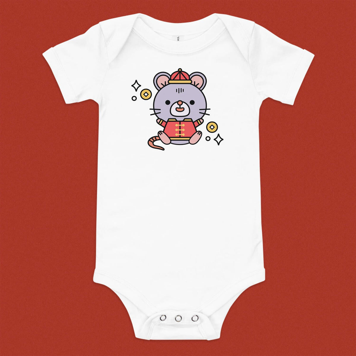 Year of the Rat Baby Onesie | Shop Ni De Mama Zodiac Animals